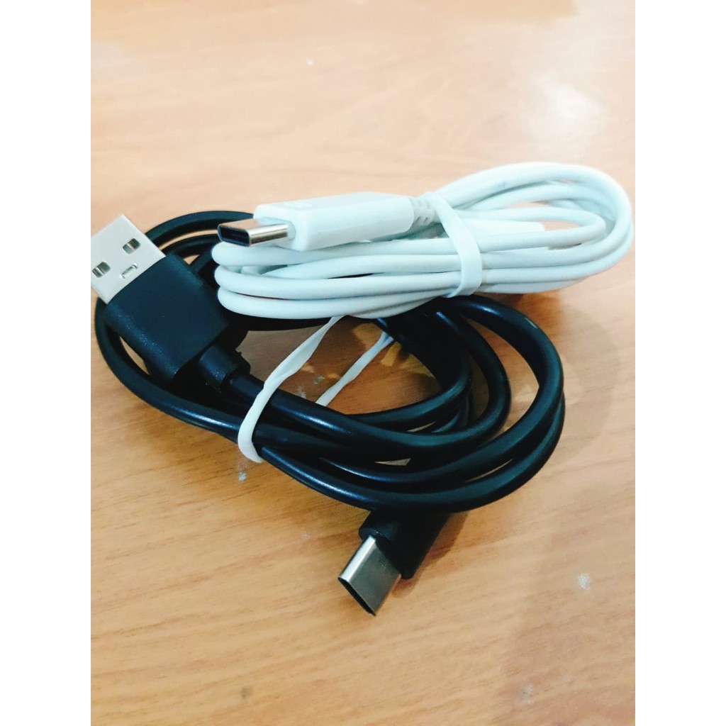 Jual KABEL DATA CHARGER USB BIASA TYPE C HITAM | Shopee Indonesia