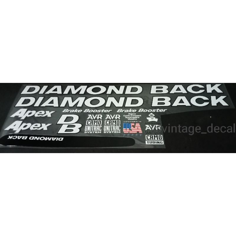 Jual sticker decals diamondback db Apex | Shopee Indonesia
