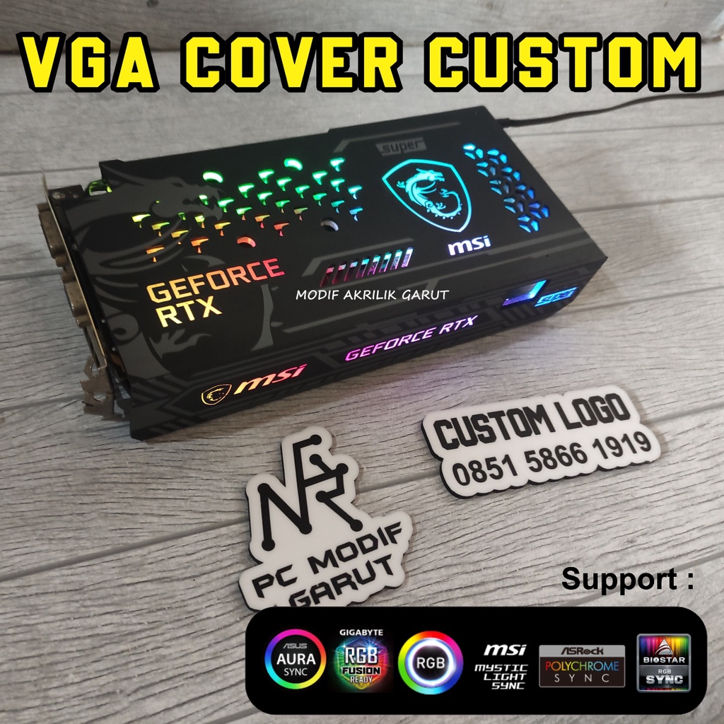 Jual VGA COVER CUSTOM MSI GTX 1650 SUPER | Shopee Indonesia