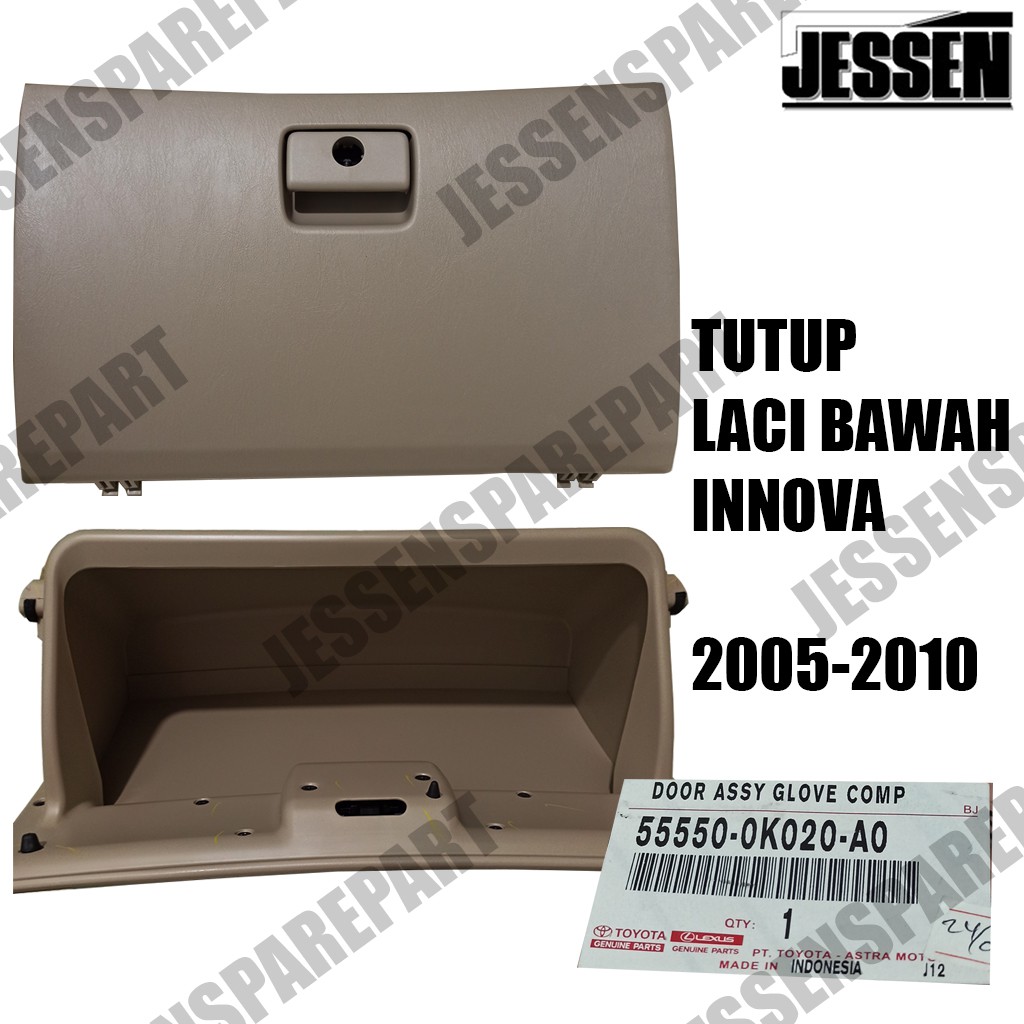 Jual TUTUP LACI BAWAH INNOVA CREAM 55550-0K020-A0 DAN 55550-0K120-E0 ...