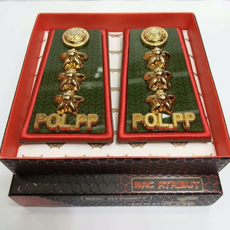 Jual tanda pangkat pol pp golongan 4b/pangkat pol pp | Shopee Indonesia
