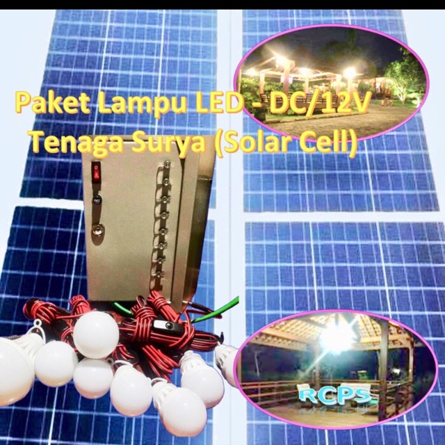 Jual Solar Home Lighting System 12W 4bohlam | Shopee Indonesia
