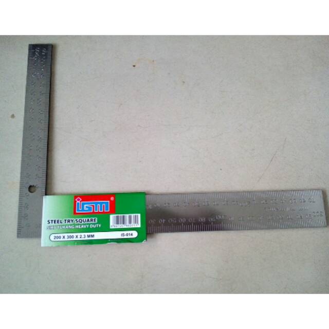 Jual Siku Tukang Siku Meter IGM 200X300X2.3MM /SIKU TUKANG METER ...