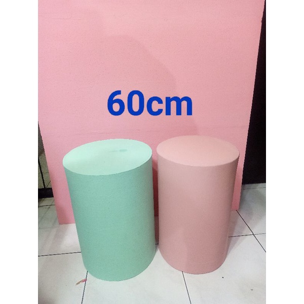 Jual MEJA TABUNG STYROFOAM / MEJA TABUNG STEOROFOAM / MEJA DEKORASI ...