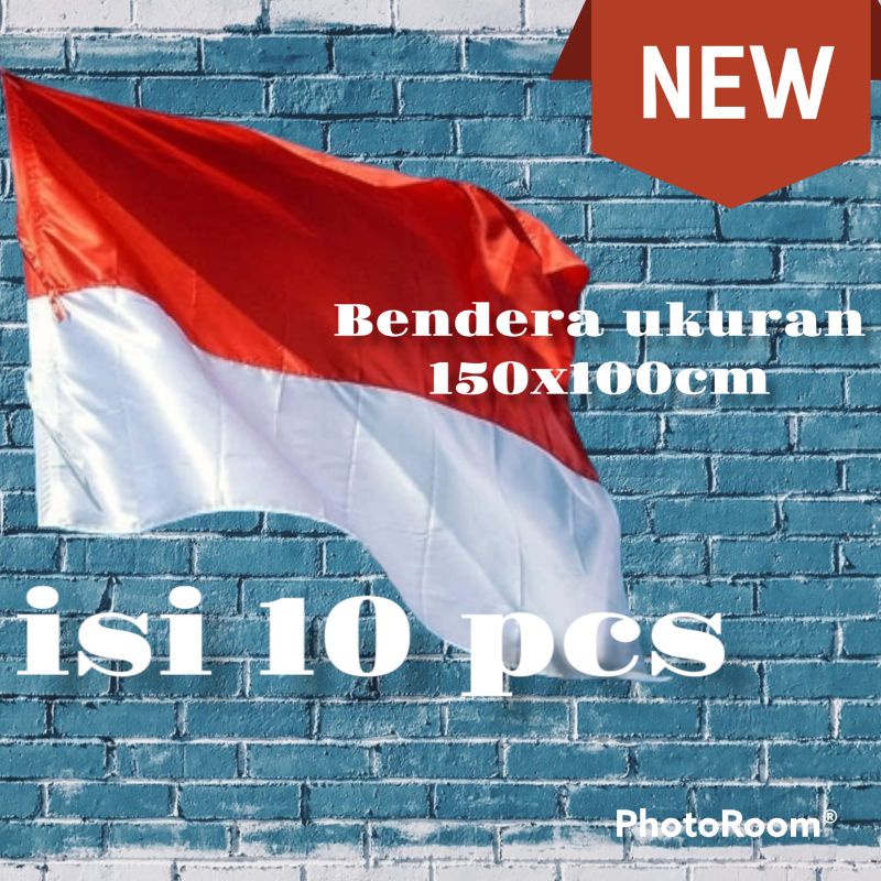 Jual bendera merah putih/bendera 150x100/bendera indonesia | Shopee ...