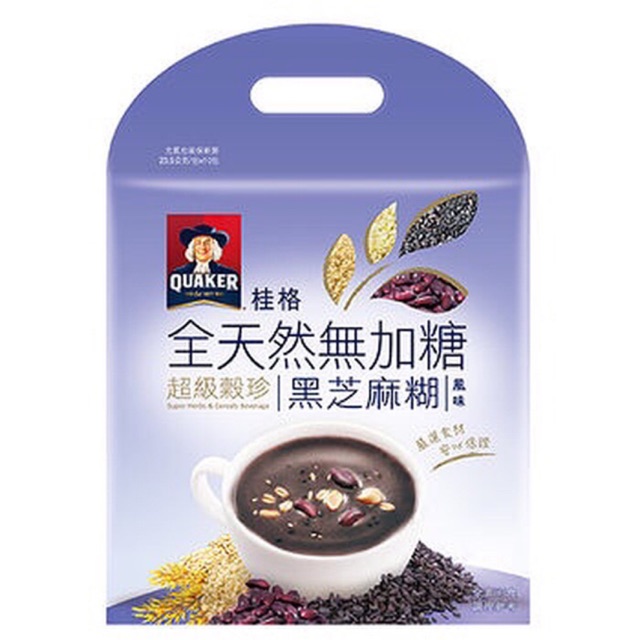 Jual Quaker Super Herbs and Cereals no Sugar-Black sesame paste(10 ...