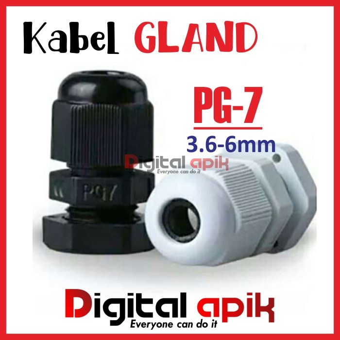 Jual Kabel Glan PG7 PG-7 PG 7 Cable Gland Waterproof Box Nintoku Pengikat | Shopee Indonesia