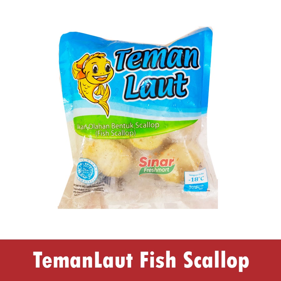 Jual [SINAR.FRESHMART] TEMAN LAUT FiSH SCALLOP / BASO IKAN OLAHAN ...