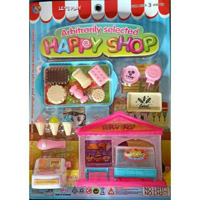 Jual Mainan Rumah berbi set Cahs Register permen dan ice Cream happy ...