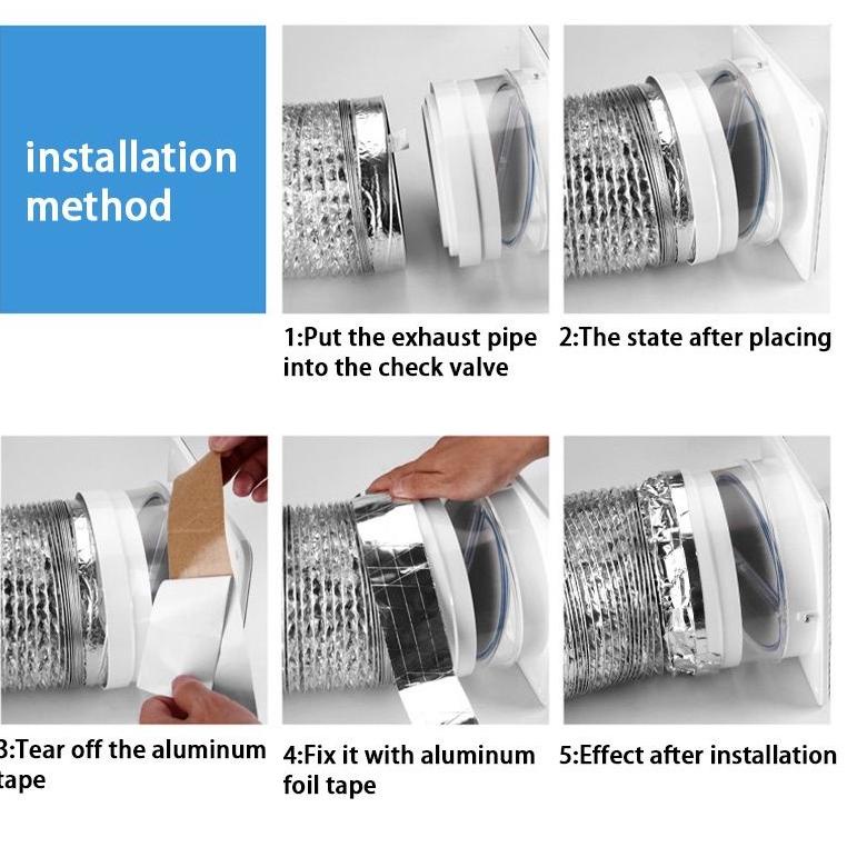 Jual Terlaku.. 5 meter flexible cerobong aluminium 4 inchi / pipa ...