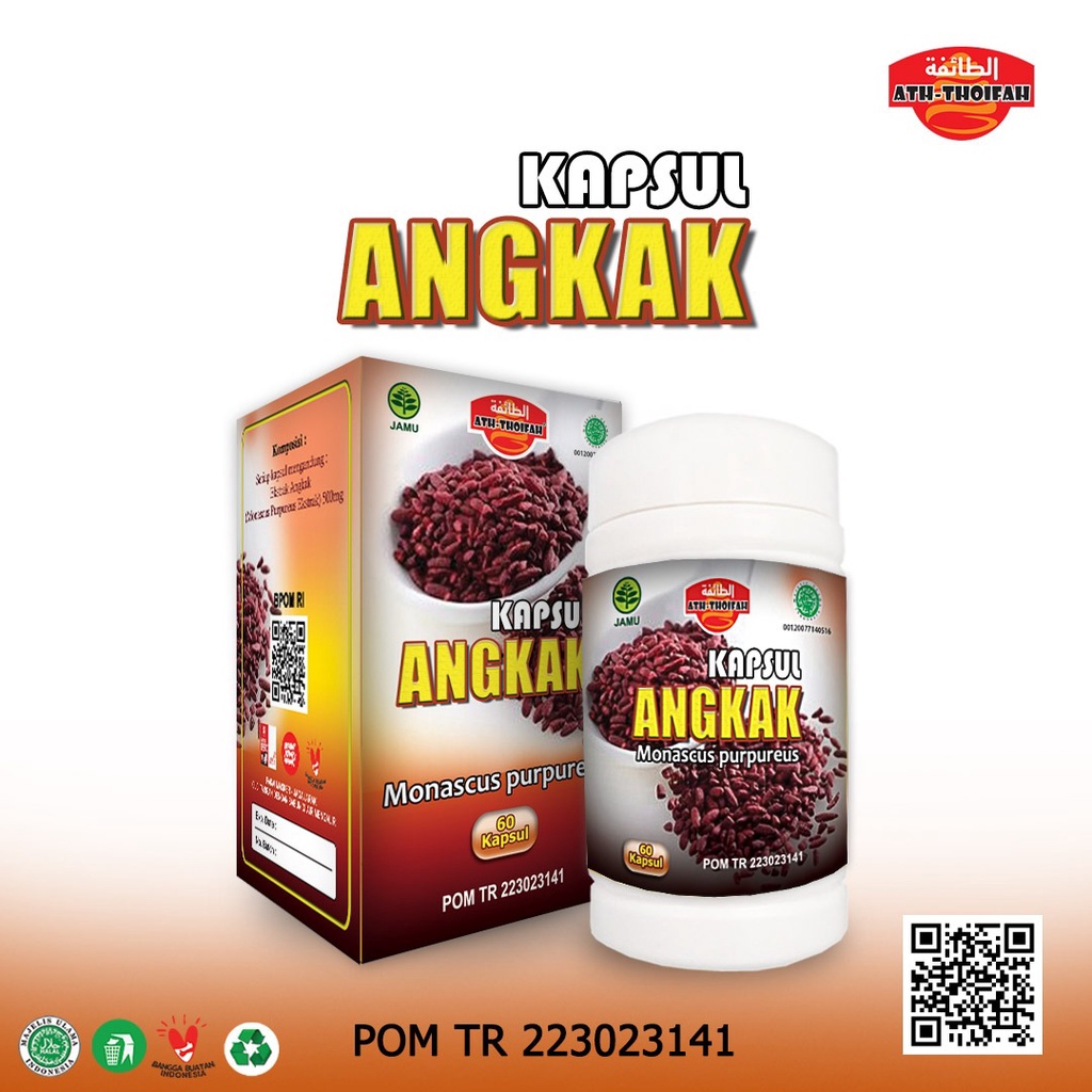 Jual Kapsul Biji Angkak Beras Merah Ath-Thoifah | Shopee Indonesia