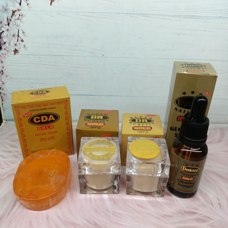 Jual CREAM DR GOLD ORIGINAL 3in1 ( Cream Dr Gold Sabun Dr Gold Serum Dr ...