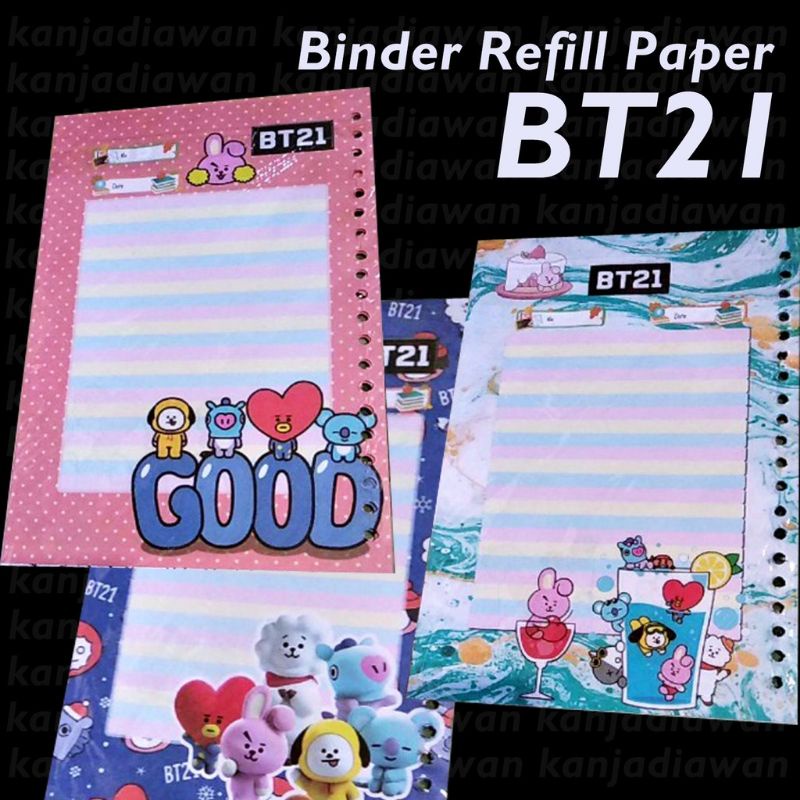 Jual Binder BTS isi binder BT21 KPOP | Shopee Indonesia