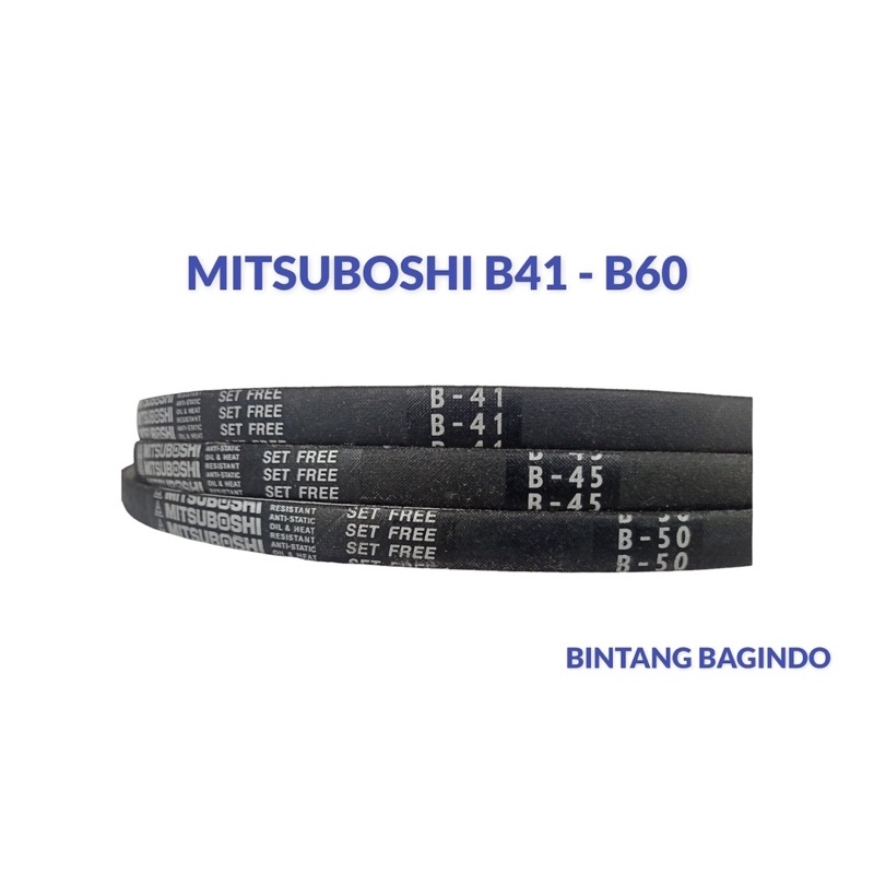 Jual Vbelt Vanbelt Talikipas BOSHI Mitsuboshi B41 B42 B43 B44 B45 B46 B47 B48 B49 B50 B51 B52 ...