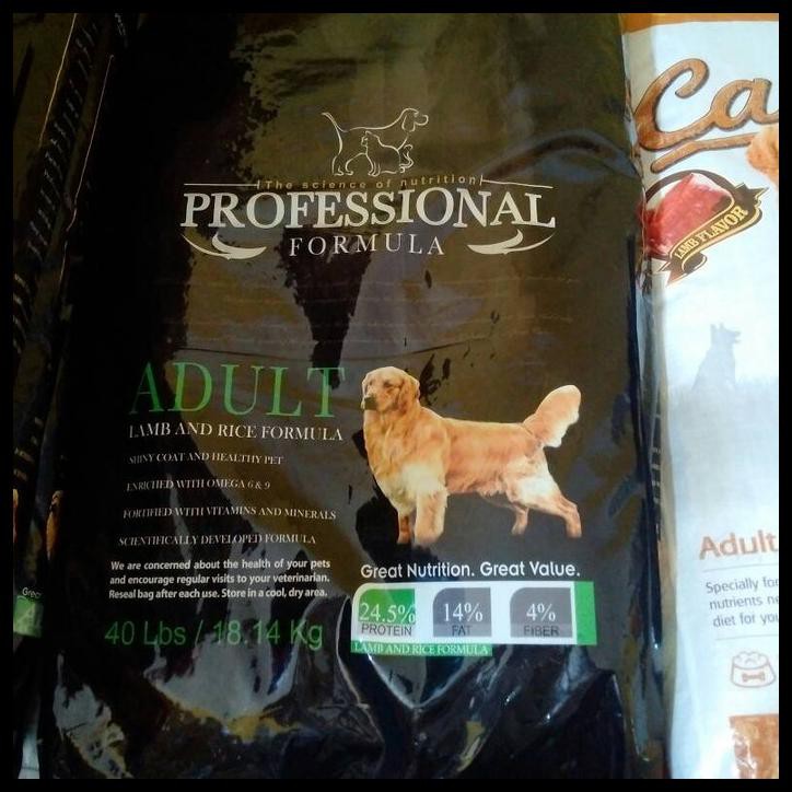 Jual DOG FOOD PROFESIONAL FORMULA LAMB 18KG | Shopee Indonesia