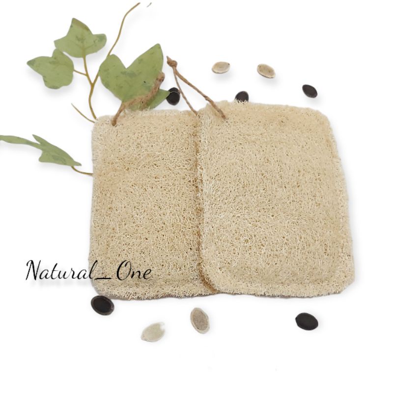 Jual Loofah Pad (KOTAK), Natural Sponge, Sponge mandi dan cuci piring ...