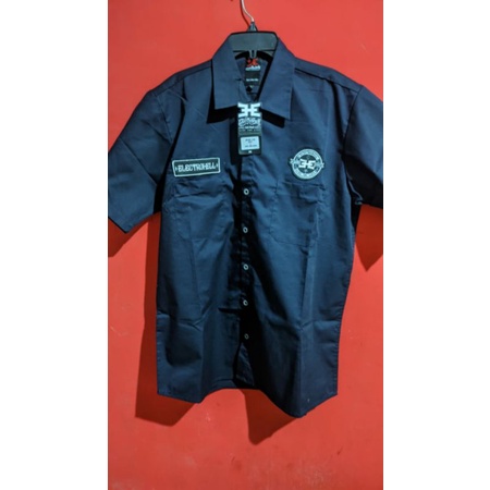 Jual WORKSHIRT ELECTROHELL MSWS NAVY / ELECTROHELL ORIGINAL / KEMEJA ...