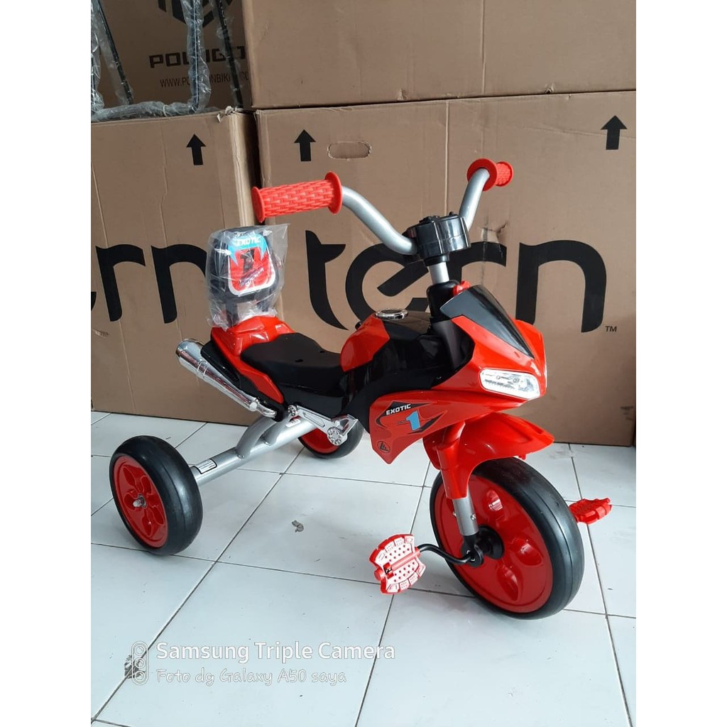 Jual SEPEDA ANAK RODA 3 / TRICYCLE EXOTIC 1270 | Shopee Indonesia