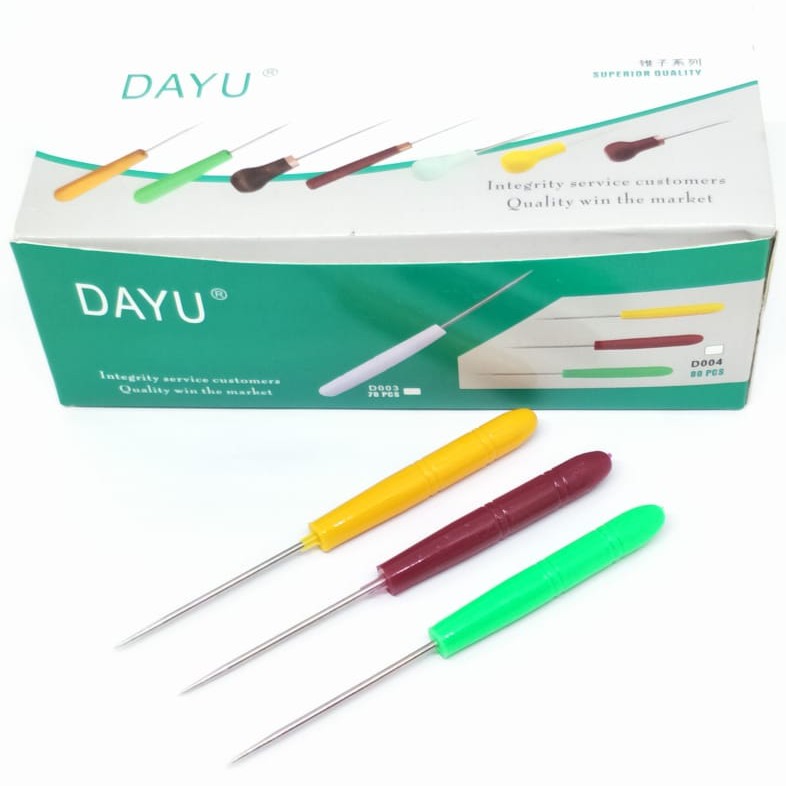 Jual Alat Tusuk Plastik Penusuk Jarak Sepatu Kulit Leather Stitching ...