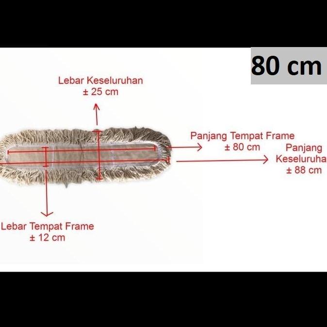 Jual monggo] Kain Lobby Duster 40 / 60 / 80 cm Putih | Pel Lobi | Alat ...