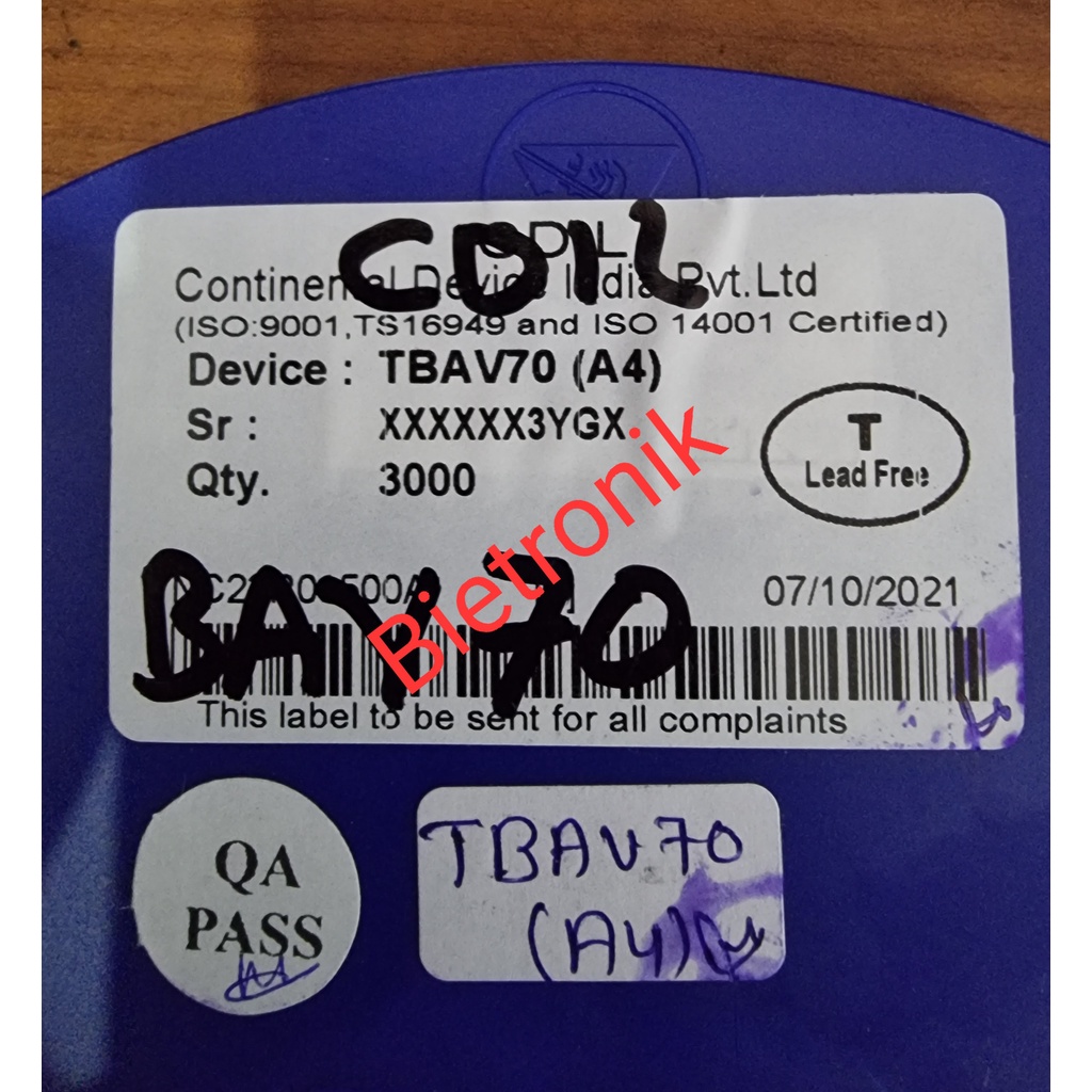 Jual Dioda BAV70 A4 Original CDIL | Shopee Indonesia