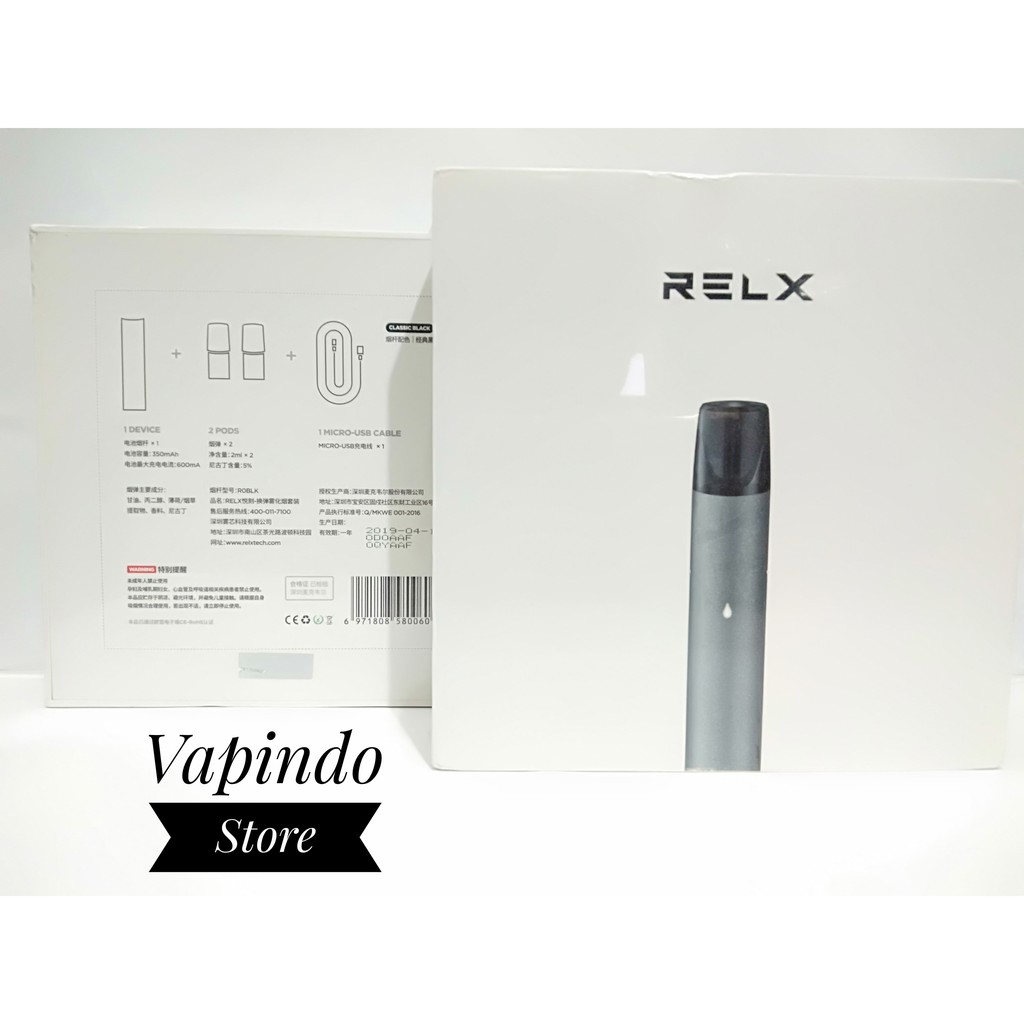 Jual RELX VAPE MOD AUTHENTIC ORIGINAL PODS ROKOK ELEKTRIK VAPOR MOD ...