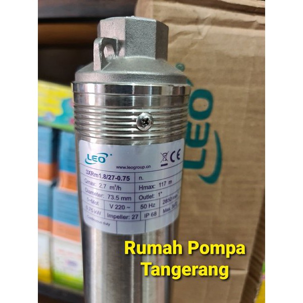 Jual Pompa submersible satelit Leo 1hp 3 inch plus control box | Shopee ...