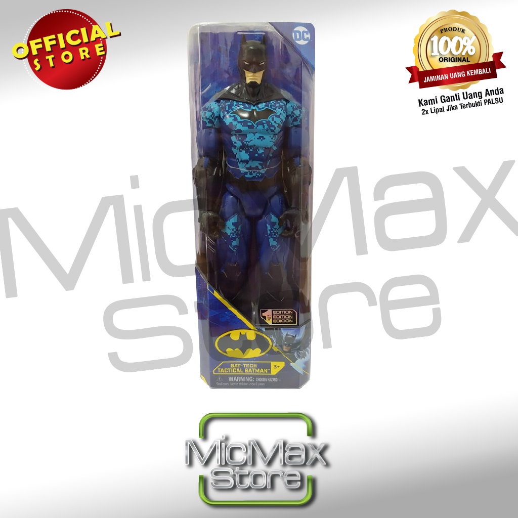 Jual DC Comics Batman 12-inch Bat Tech Tactical Batman Blue Suit Action ...
