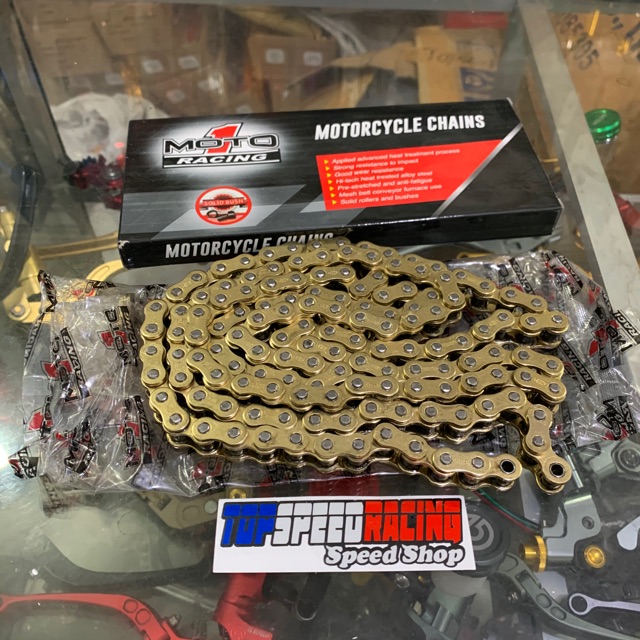 Jual RANTAI GOLD 428-140 MOTO 1 RACING | Shopee Indonesia