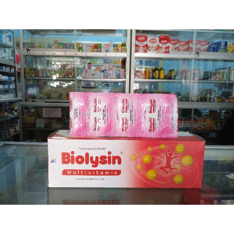 Jual BIOLYSIN TABLET ISI10 | Shopee Indonesia