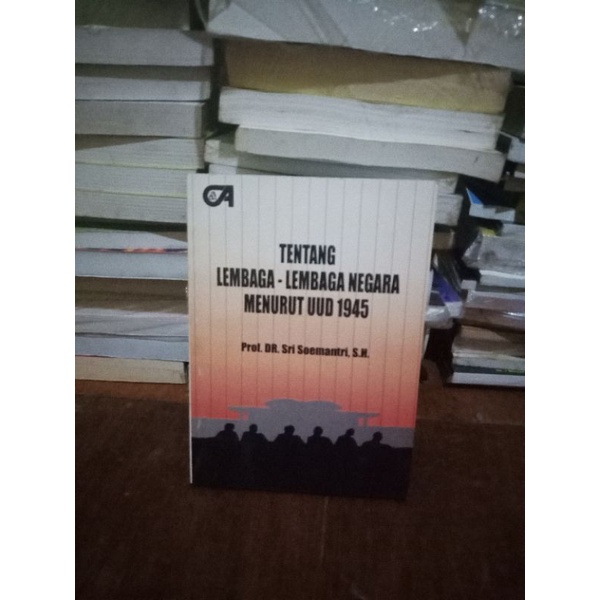Jual Tentang Lembaga Lembaga Negara Menurut Uud 1945 Sri Soemantri Shopee Indonesia 