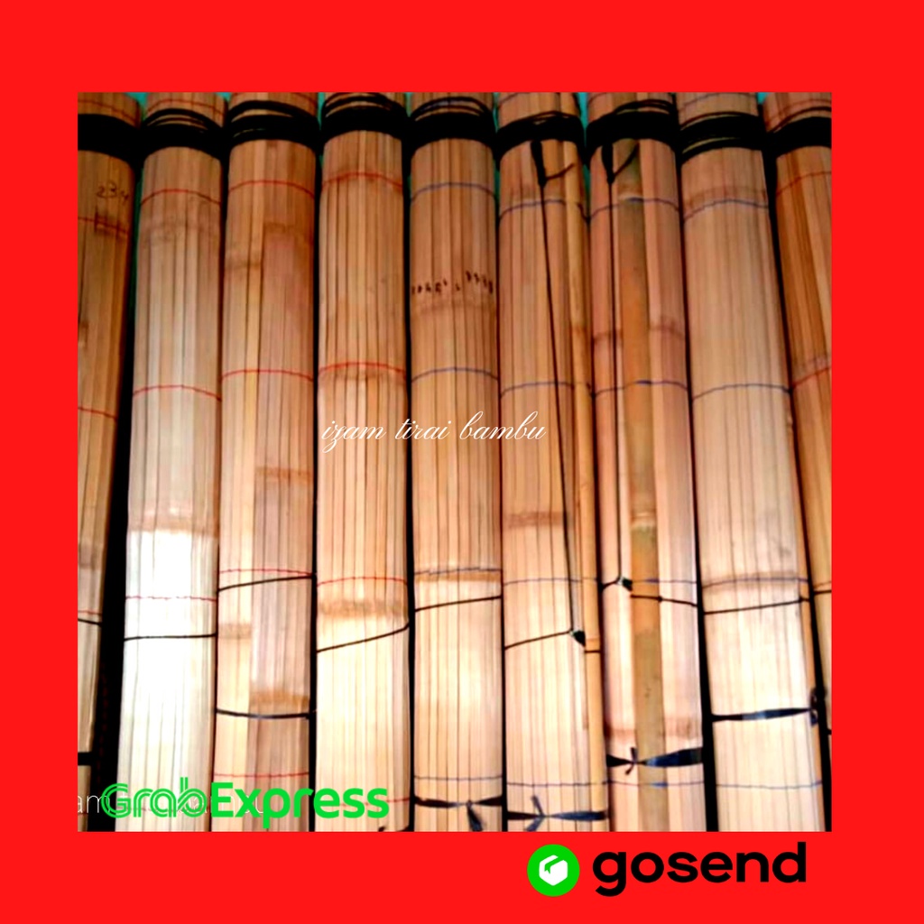 Jual Tirai Kerai Bambu Ati Size 2m x 3m | Shopee Indonesia