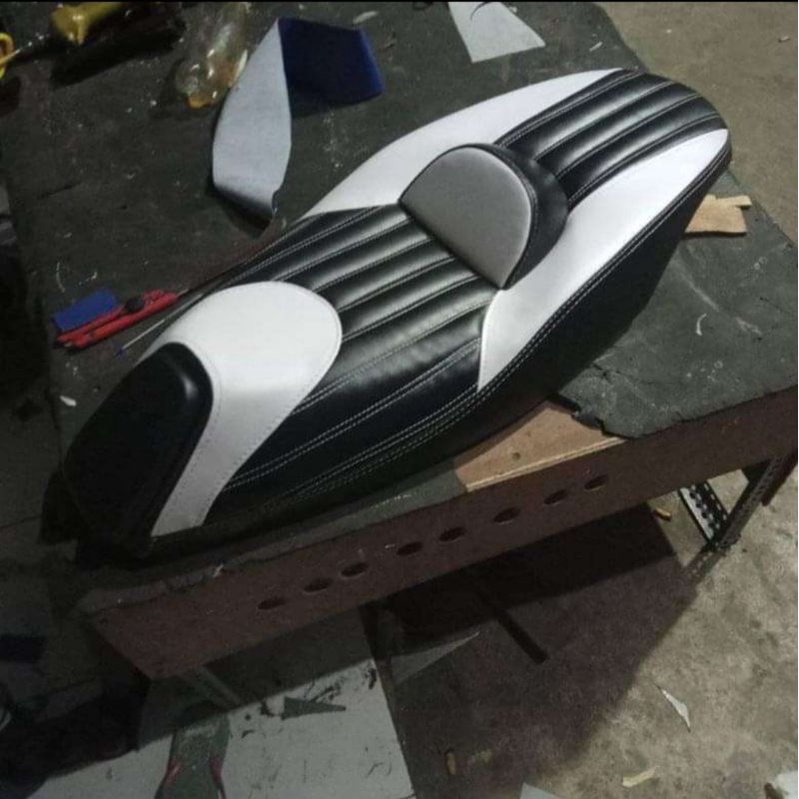 Jual JOK NMAX MODIFIKASI - JOK NMAX RETRO FULL MATERIAL MBTECH | Shopee ...