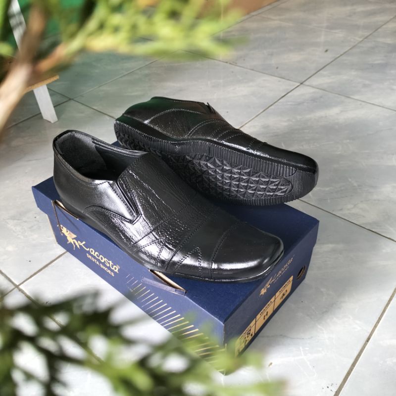Jual Lacosta Sepatu kulit asli Trepes Tanpa Hak | Shopee Indonesia