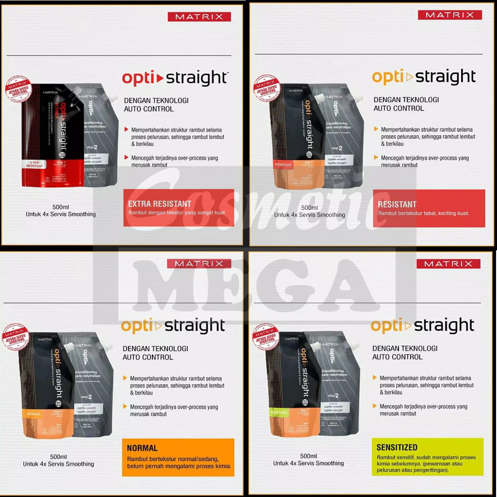 Jual Matrix mini Opti Straight /optisclapt 125ml step 1 & step 2 / obat ...