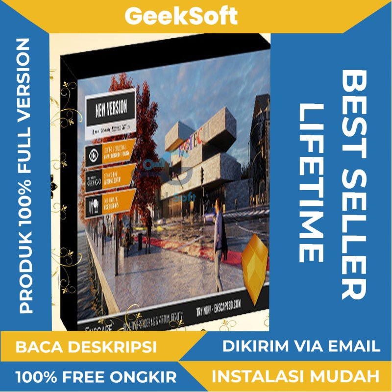 Jual Enscape 3D 2.7 Sketchup Render Extension - Plugin untuk Sketchup ...