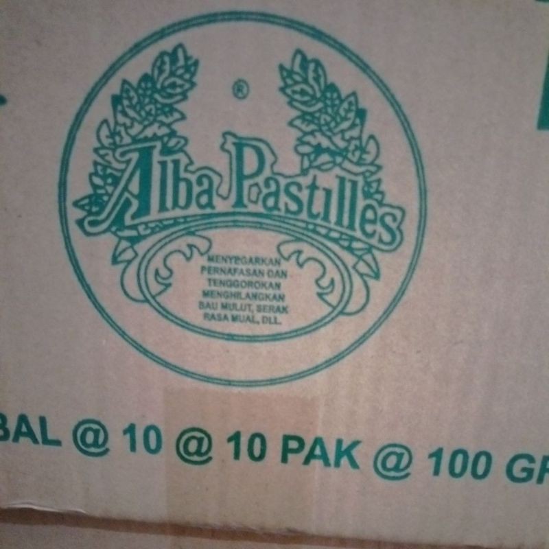 Jual permen Alba pastilles paket 3 karton 300 buah | Shopee Indonesia