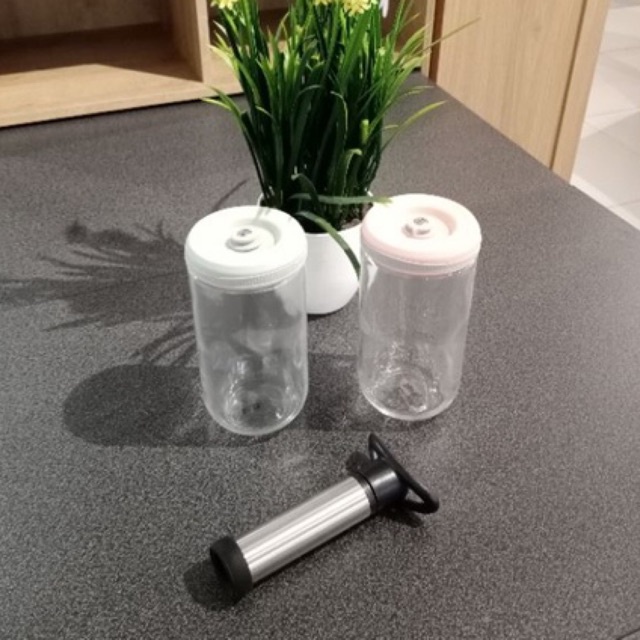 Jual VACUUM STORAGE JAR WITH PUMP | Shopee Indonesia
