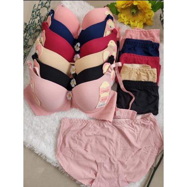 Jual Bra Set Tally Kain Satin Pakaian Dalam Wanita Set | Shopee Indonesia