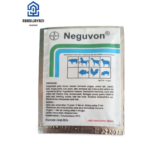Jual NEGUVON OBAT KUTU HEWAN TERNAK SAPI KAMBING AYAM BABI | Shopee ...