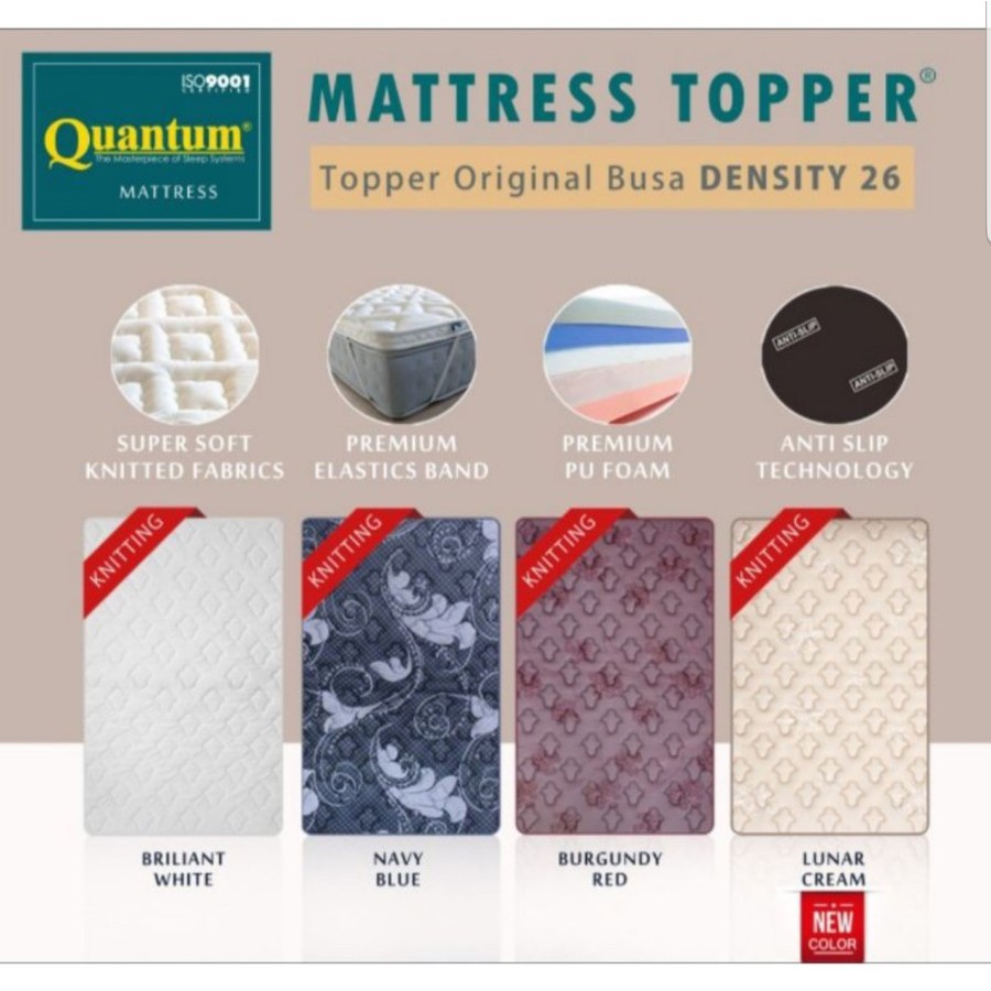 Jual Pelapis Springbed Matras Topper Quantum Shopee Indonesia