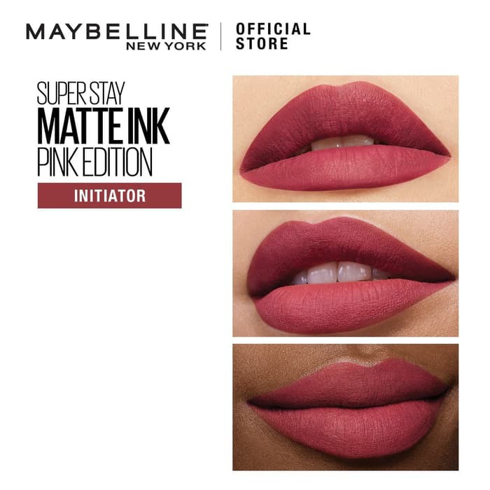 Jual Maybelline Superstay Matte Ink - Pink Edition - 170 - Initiator | Shopee Indonesia