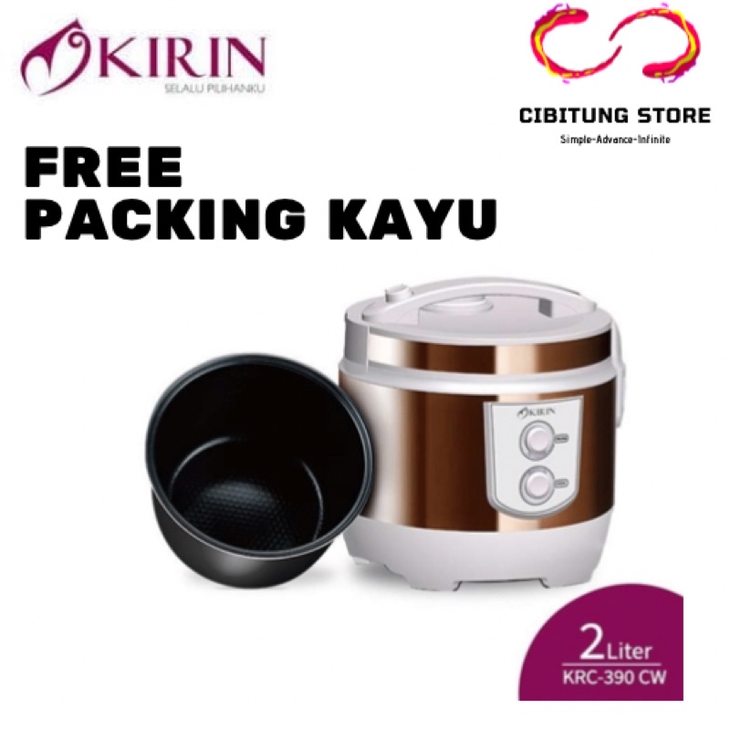 Jual Kirin KRC390 / KRC 390 / KRC-390 Rice cooker | Shopee Indonesia