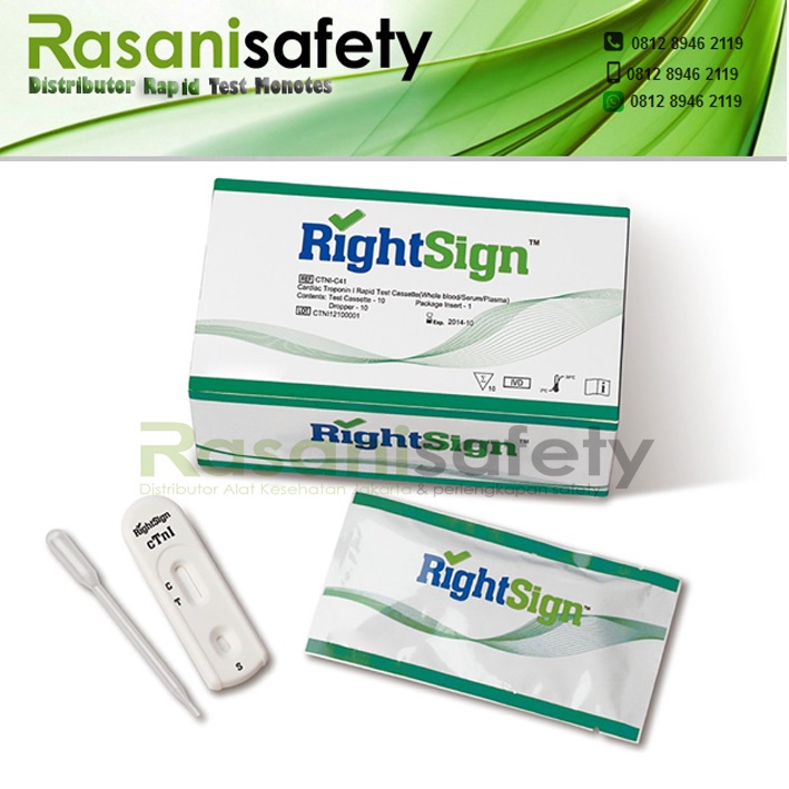 Jual Troponin I Device Test RightSign Murah | Alat Tes Cassette Deteksi ...