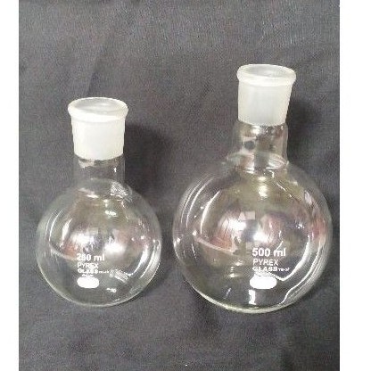 Jual BOILING FLASK / LABU DIDIH 100 ML , 250ML & 500 ML PYREX | Shopee ...