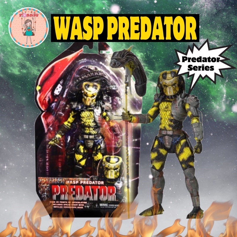 Jual Figure WASP Predator/Action Figure WASP Predator/Figurine Predator Ori/Action Figure Neca ...
