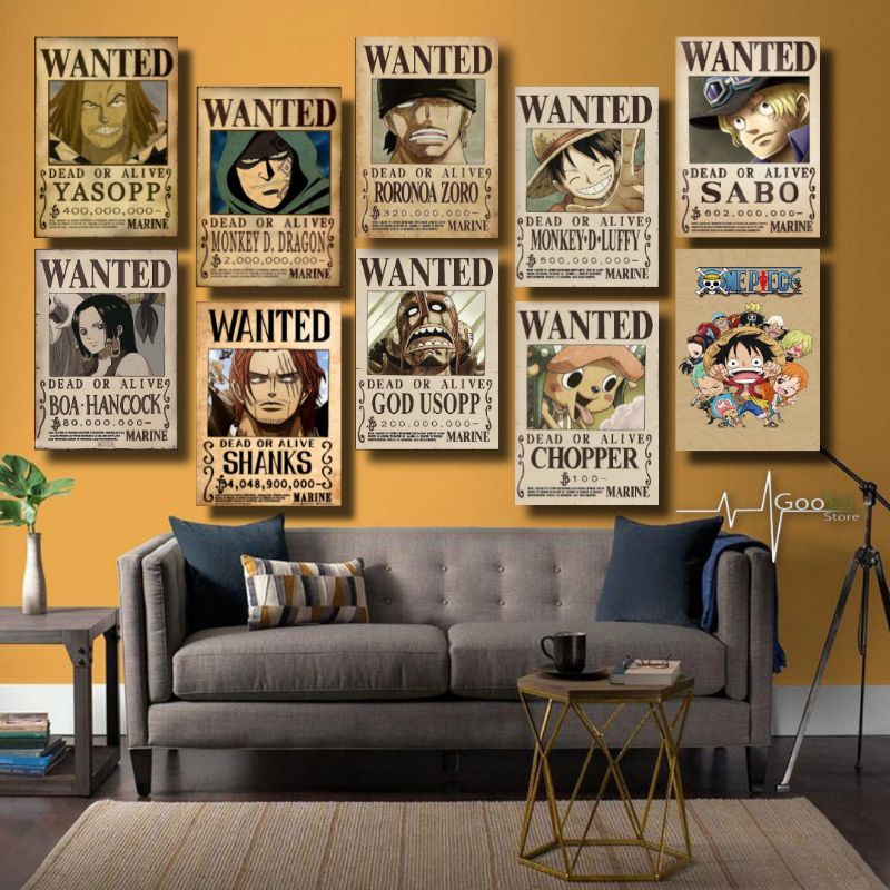 Jual POSTER ONE PIECE SERIES WALLPOSTER ANIME ISI 10 PCS | Shopee Indonesia