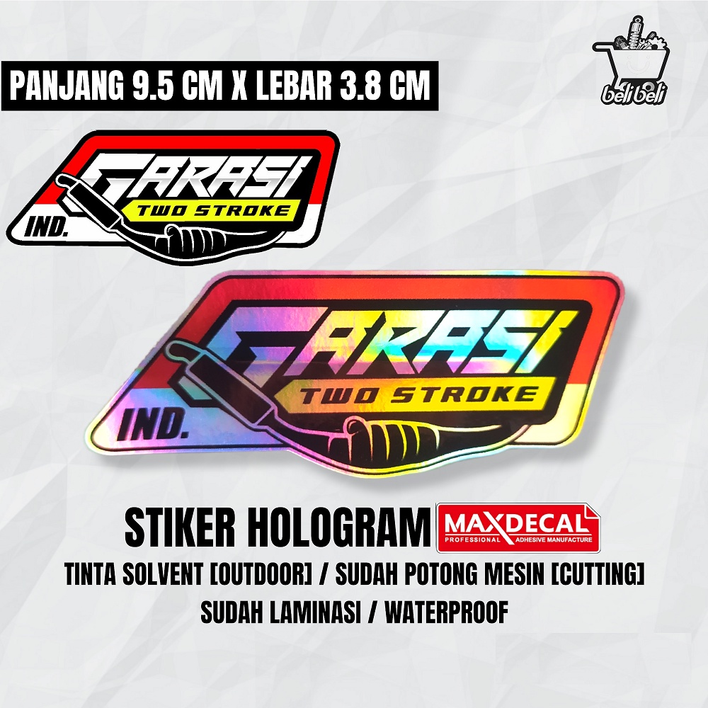 Jual sticker 2 tak terbaru / sticker two stroke viral / sticker bebek ...