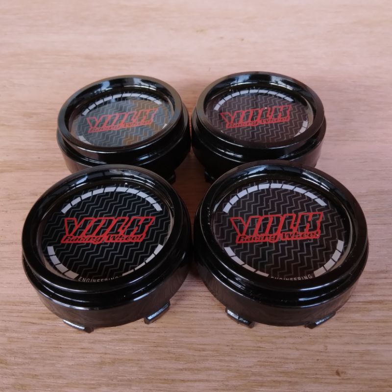 Jual tutup velg dop roda tutup roda racing volk merah | Shopee Indonesia