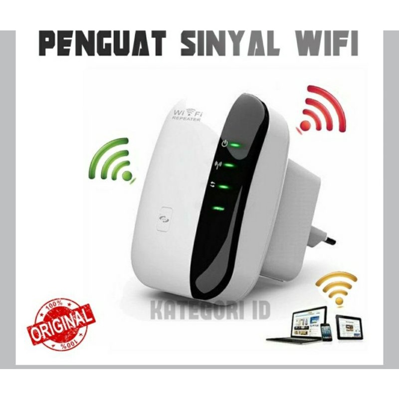 Jual WiFi Repeater Extender 300 Mbps Penguat Sinyal Wifi Amplifier ...